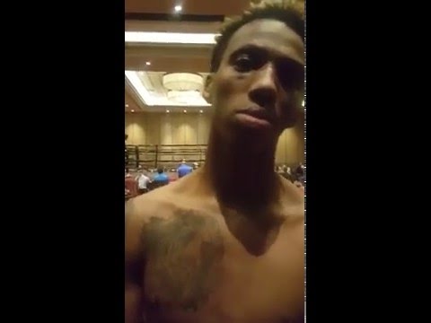 Interview with DJ Sample after Win over Trea Talton in Nevada Golden Gloves Semifinals