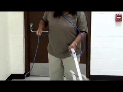 Custodian (M2) Job Task 15 - Push and Pull Vacuum, Edge Vacuuming
