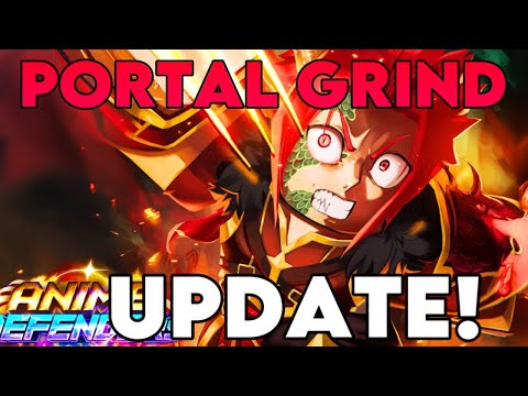 Grinding PORTALS In The NEW Anime Defenders UPDATE 4! (Secret Portals+More)
