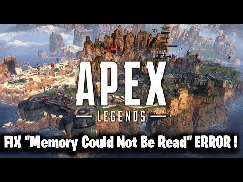 FIX "Memory Could Not Be Read" Error Apex Legends !