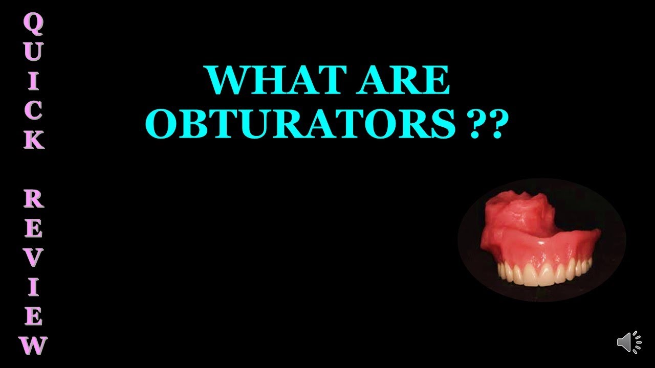 WHAT ARE OBTURATORS