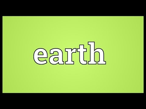 Earth Meaning