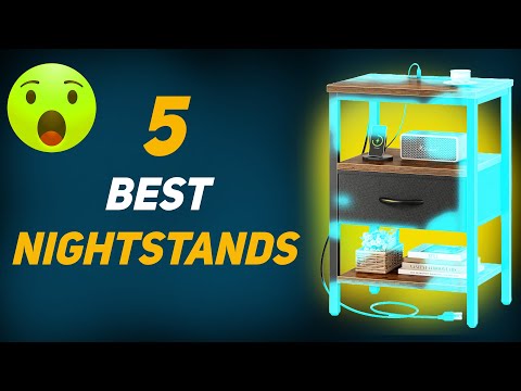 5 AMAZING Nightstands You Won't Believe Exist