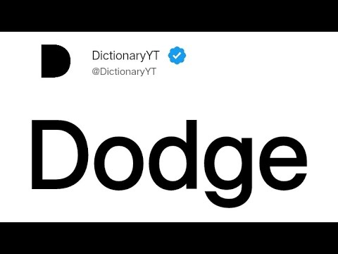 Dodge Meaning in English