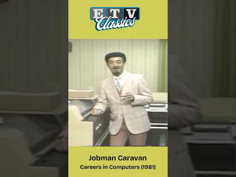 Jobman Caravan covers computer careers from the ‘80s! 🖥️ #throwbackthursday