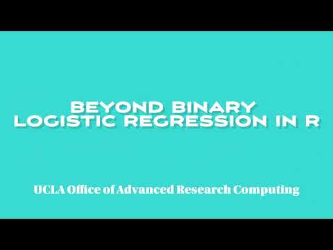 Beyond Binary Logistic Regression in R