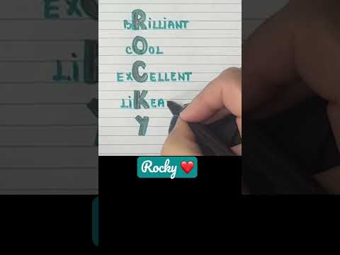 Meaning of the name ROCKY #meaning #name #rocky