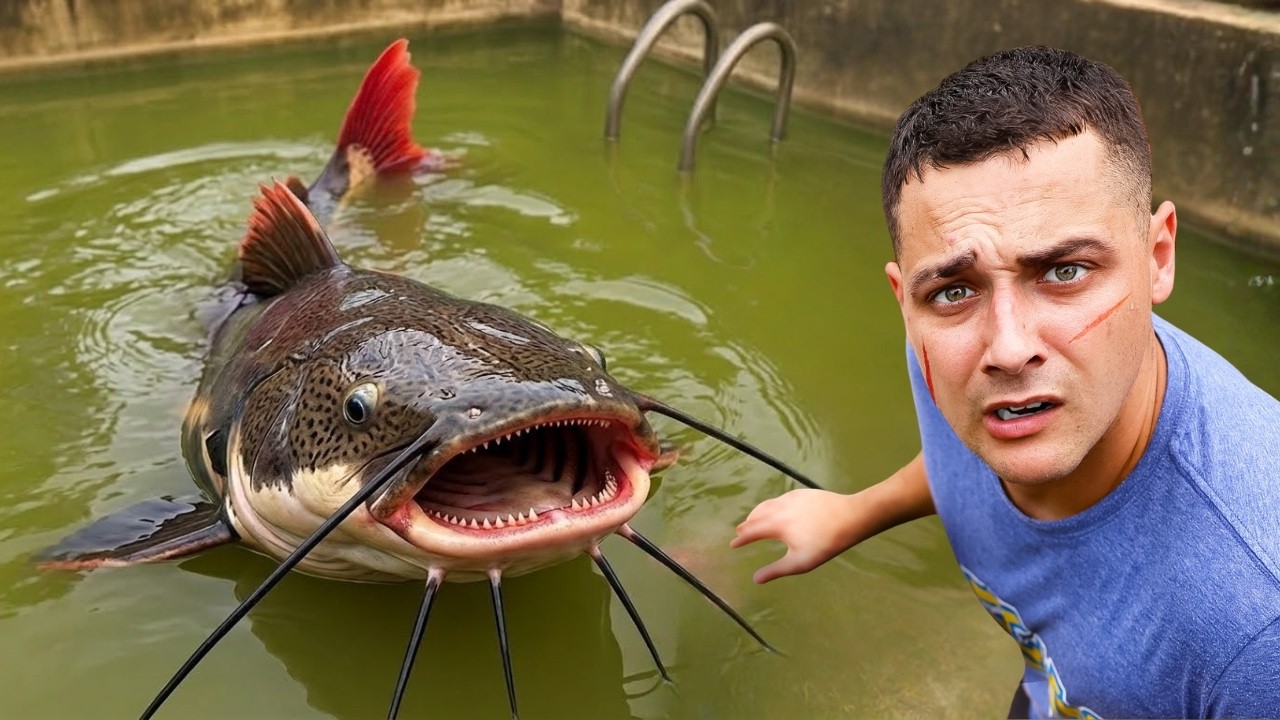 Saving My Fish From The Pond Monster!