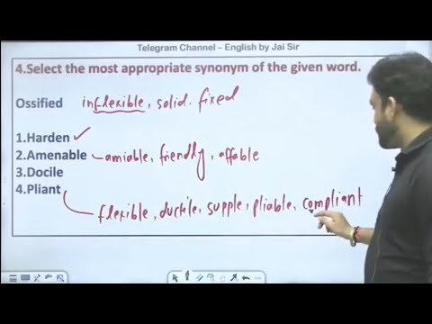 IMPORTANT SYNONYMS AND ANTONYMS FOR SSC CGL & MTS 2024 by Jai sir