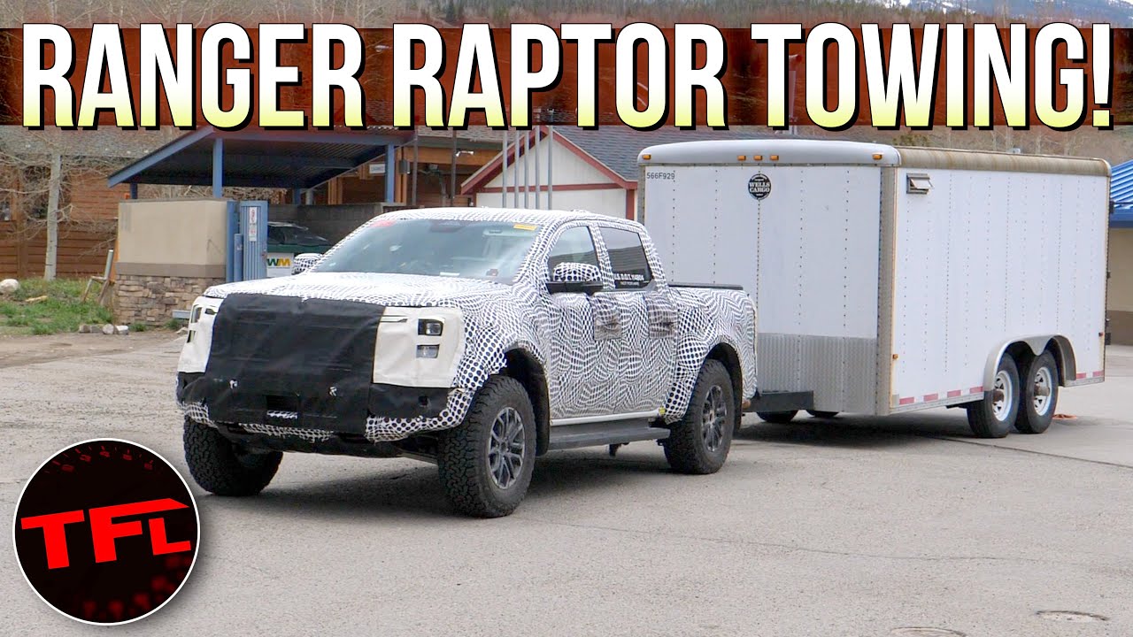 2023 Ford Ranger Raptor Spy Video Reveals Just Enough Towing Capacity ...