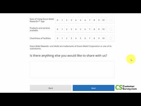 ExxonMobil Consumer Satisfaction Survey | 2023