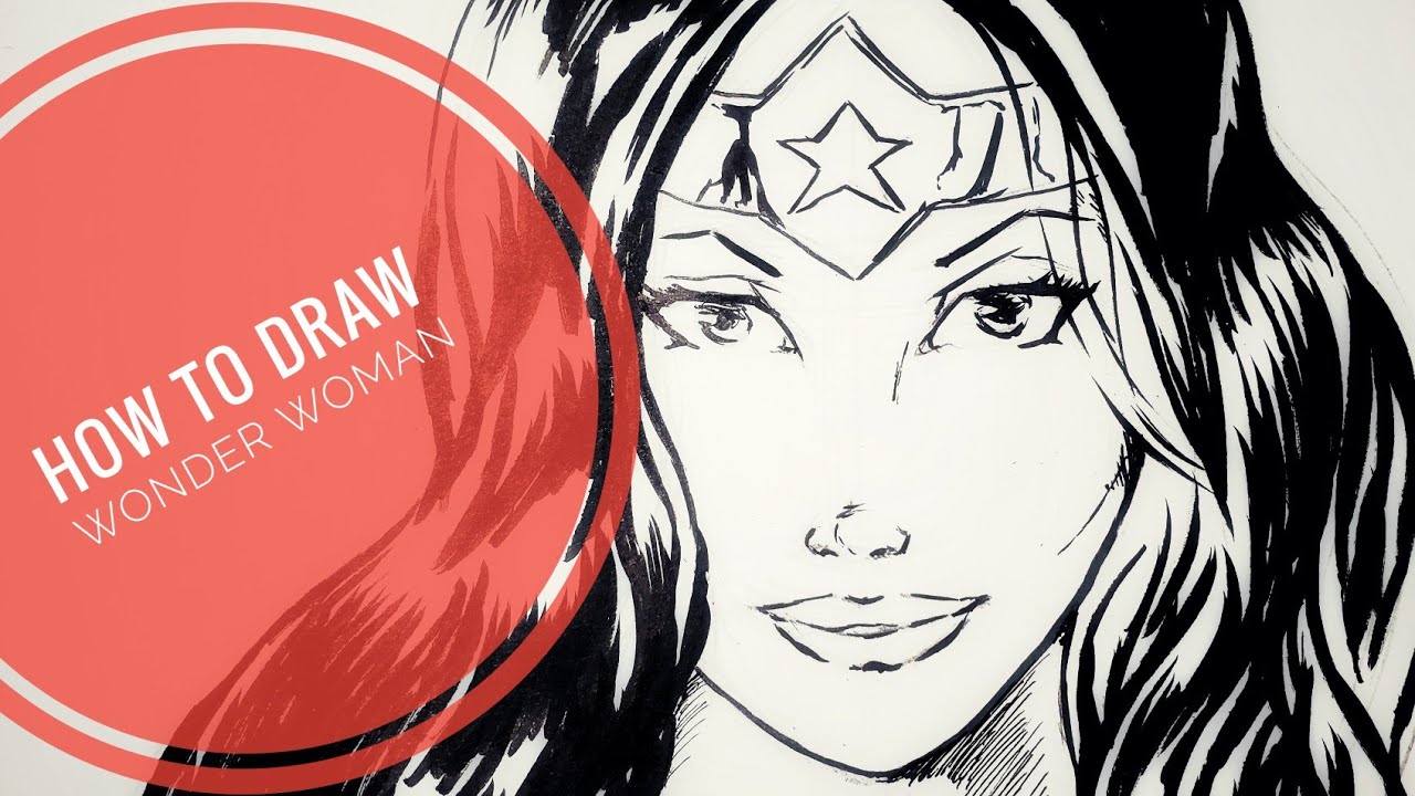 How to Draw Wonder Woman 1984 (Speed Drawing