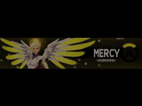 Steam Community :: Video :: Overwatch MERCY YT Banner Speed Art By Fluffy