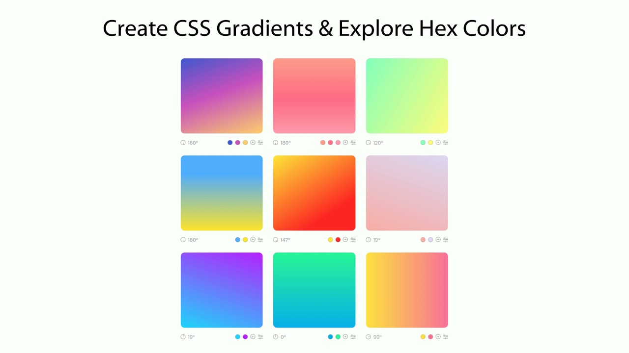 Gradient CSS - Create CSS Gradients & Explore Hex Colors