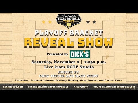 LIVE BRACKET REVEAL: Exclusive Reveal of the 2024 UIL Texas High School Football Playoff Brackets