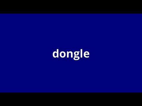 what is the meaning of dongle