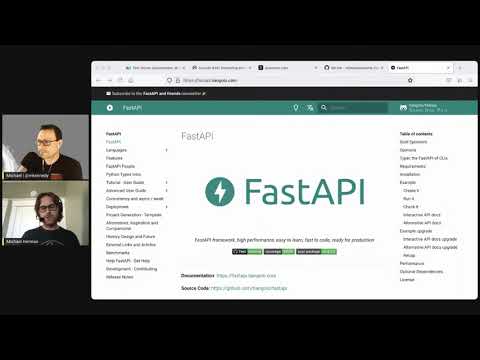 Awesome FastAPI Awesome List with Michael Herman Talk Python to Me Ep.315