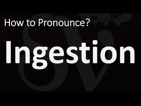 How to Pronounce Ingestion? (CORRECTLY)