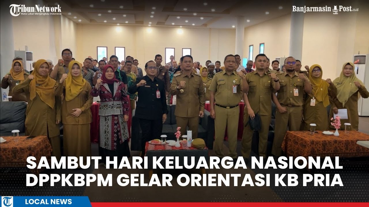 Sambut Harganas ke-32 2025, DPPKBPM Banjarmasin Gelar Orientasi Kelompok KB Pria