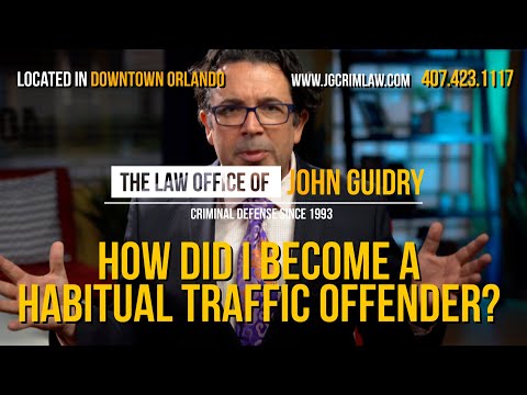 How Did I Become a Habitual Traffic Offender?