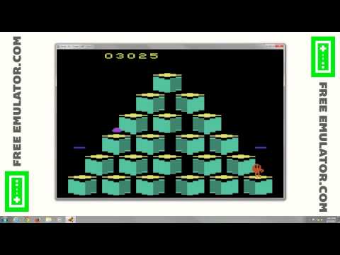 Stella Emulator 3.9.2 | Q*bert [1080p HD] | Atari 2600