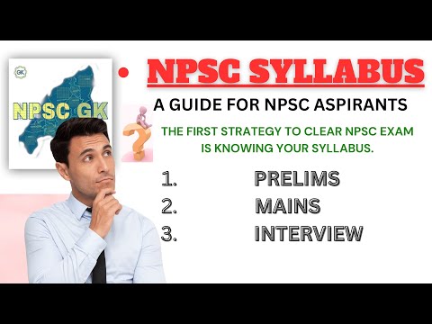 NPSC SYLLABUS (Simplified syllabus for NPSC aspirants)