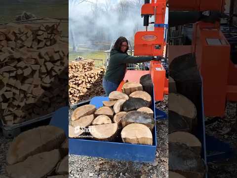 Beautiful Things! Eastonmade Axis! #hardworkingwoman #firewood