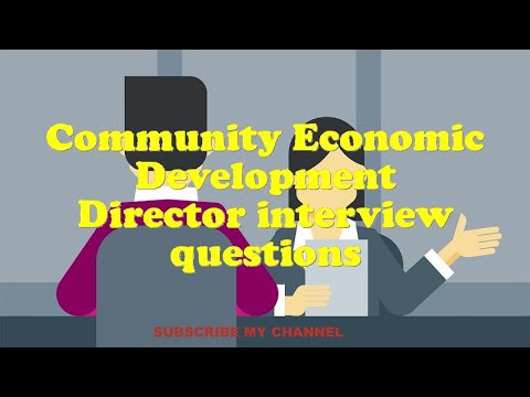 Community Economic Development Director interview questions