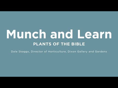 Plants of the Bible | Dale Skaggs, Director of Horticulture