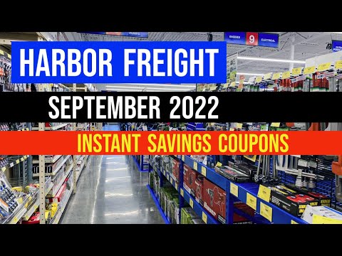 Harbor Freight Coupons September 2022 Instant Savings Coupons