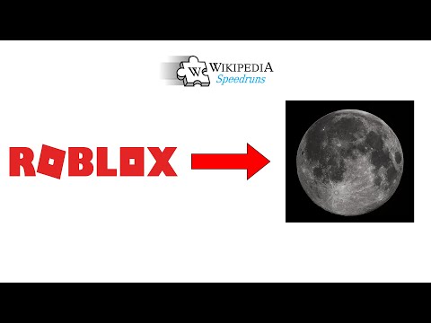 Wikipedia Speedrun: Roblox to the Moon