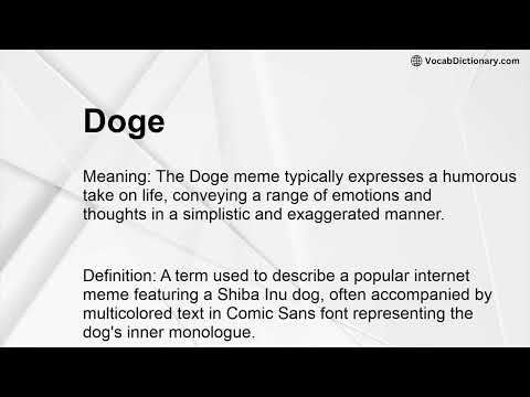 Doge Meaning