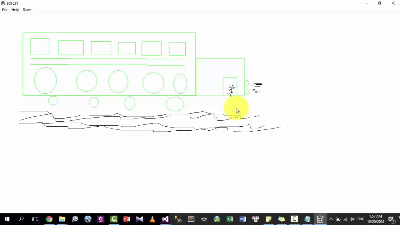 Demo Paint and Ribbon - Windows Programming C++ - HCMUS