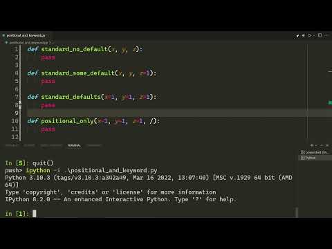 What Are Those Special Function Parameters in Python?