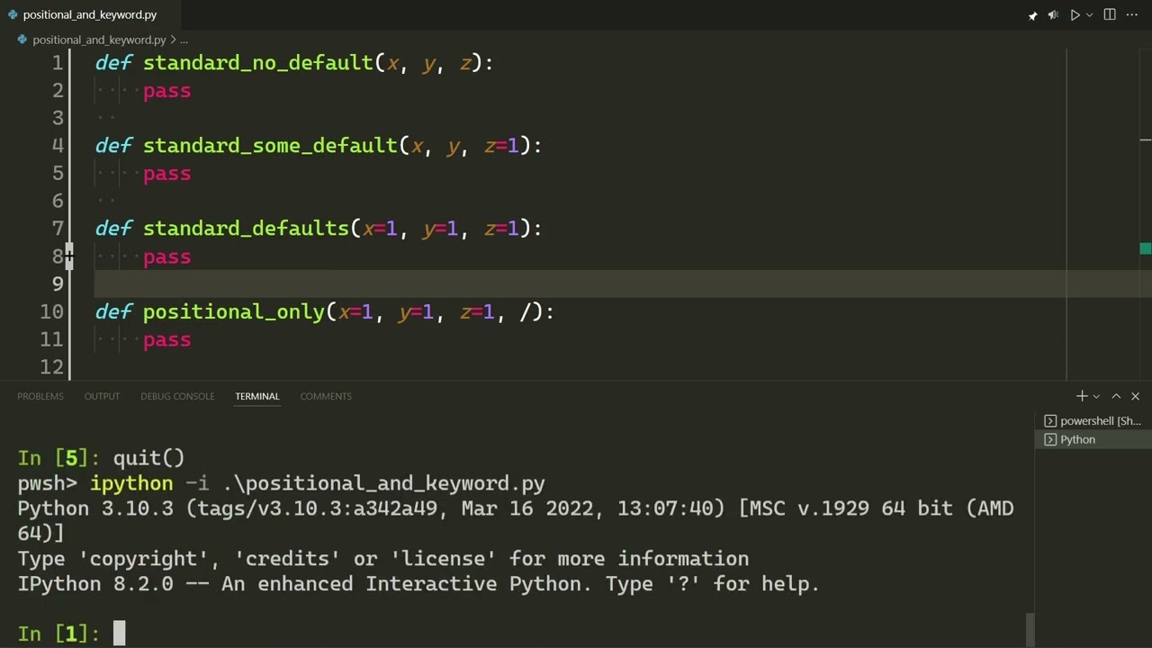What Are Those Special Function Parameters in Python?