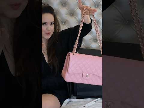 Barbie pink Chanel bag unboxing! Full Chanel bag reviews on my channel. Subscribe ππ·π©°π#unboxing