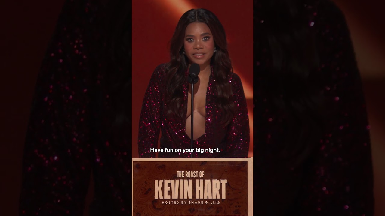 Regina Hall with a...message! #kevinhartroast