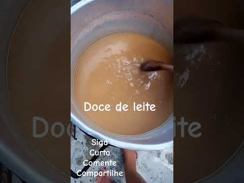 #docedeleite delicioso e tradicional apenas 2 litros de leite e 1/2 kg de açúcar