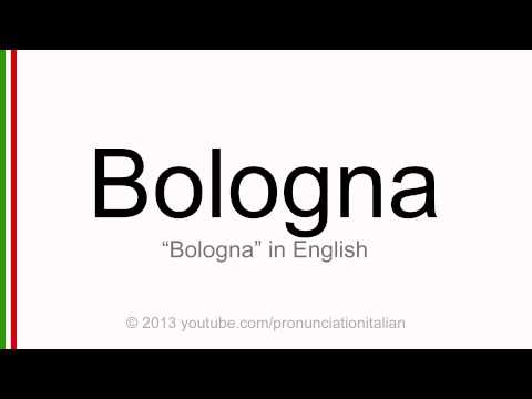 Correct italian pronunciation of Bologna