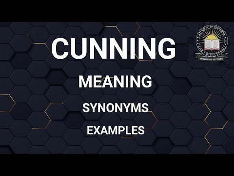Cunning Meaning in Hindi | #Cunning का क्या मतलब होता है ?