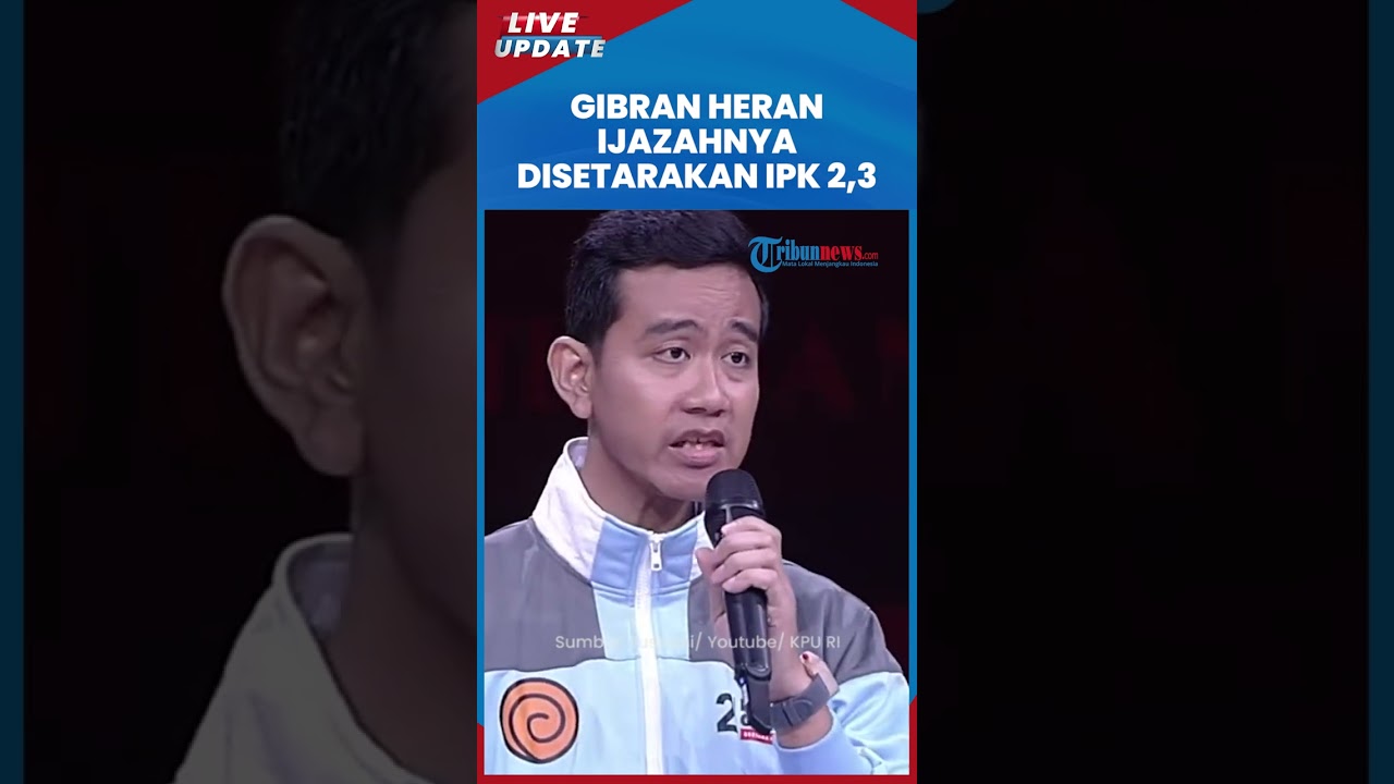 Foto Diduga Ijazah Miliknya Viral, Gibran Heran Ijazahnya dari Bradford Disetarakan IPK 2,3 ...