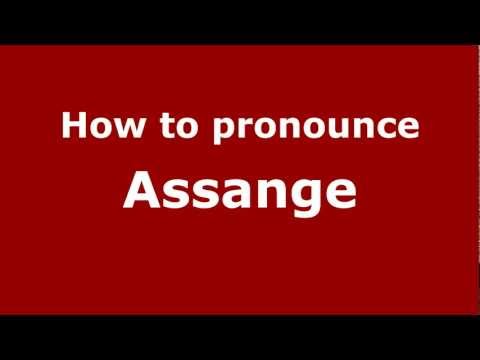 How to Pronounce Assange - PronounceNames.com