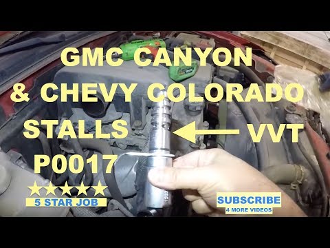 GMC Canyon stalls code p0017 and Chevy Colorado