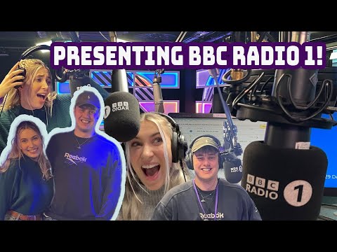 Presenting the Official Charts on BBC Radio 1 (eek!)