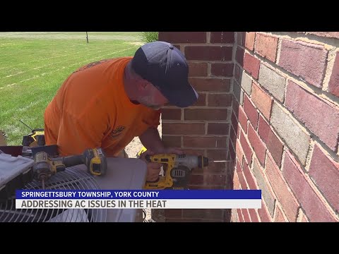 HVAC contractors keeping busy repairing AC units during heat wave