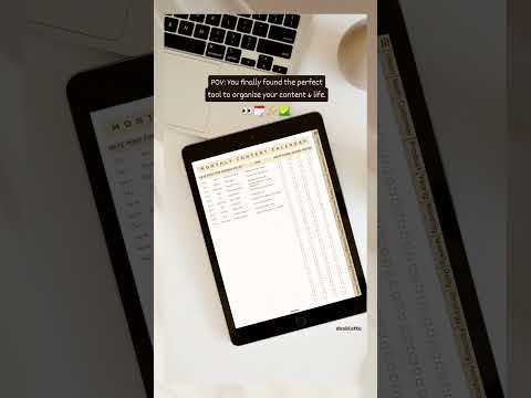 Creating a Social Media Content Plan | Best Digital Planner for iPad, Instagram & Samsung Tablet