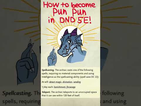 How to become Pun pun in Dnd 5e! - Advanced guide to Shapechange