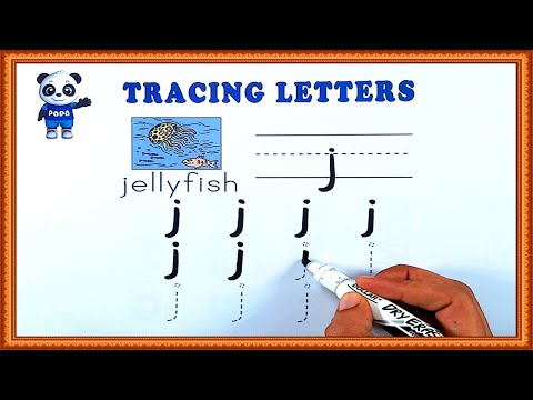 Tracing | Tracing Letter J | Practice Writing Letter J | Kids Learning Videos For Kids