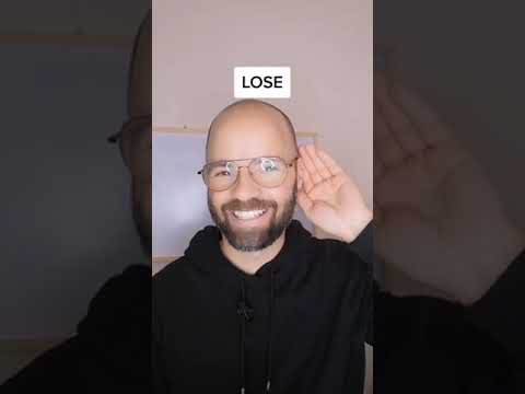 English pronunciation - lose vs loose #englishclass #learnenglish #aprendeingles