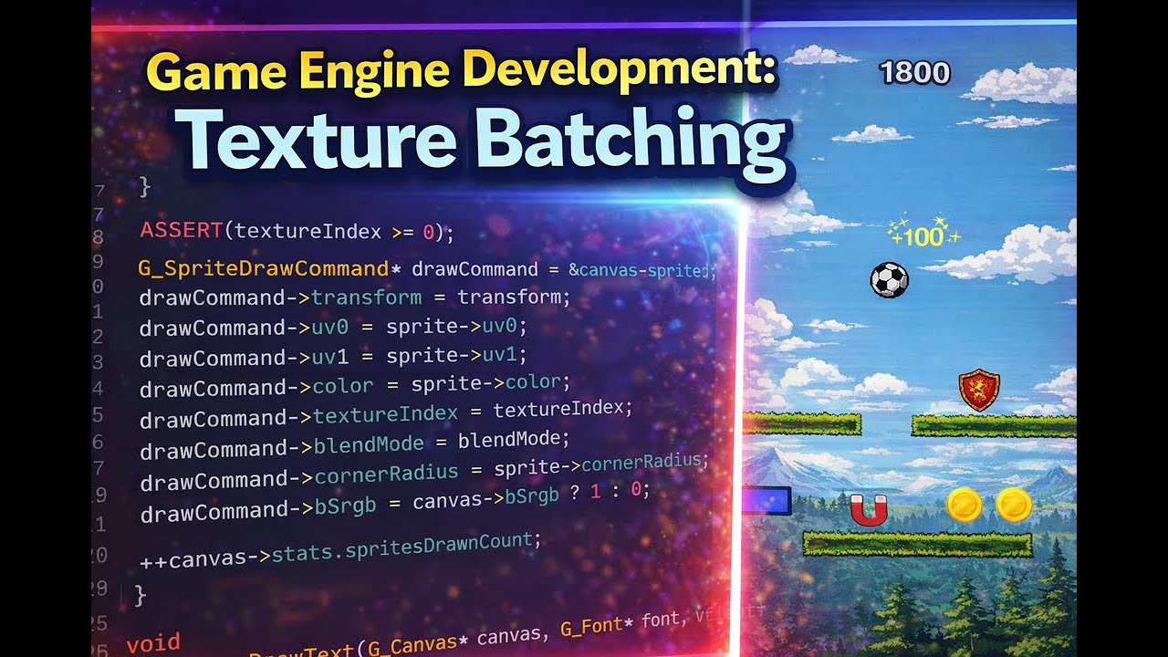 How I Built a Fast 2D Renderer (Sprite Batching)